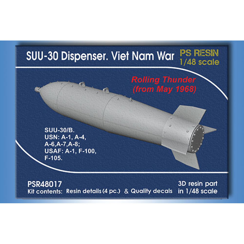 SUU-30 Dispenser - Rolling Thunder from May 1968 - 4 pc/PSR48017 | www ...