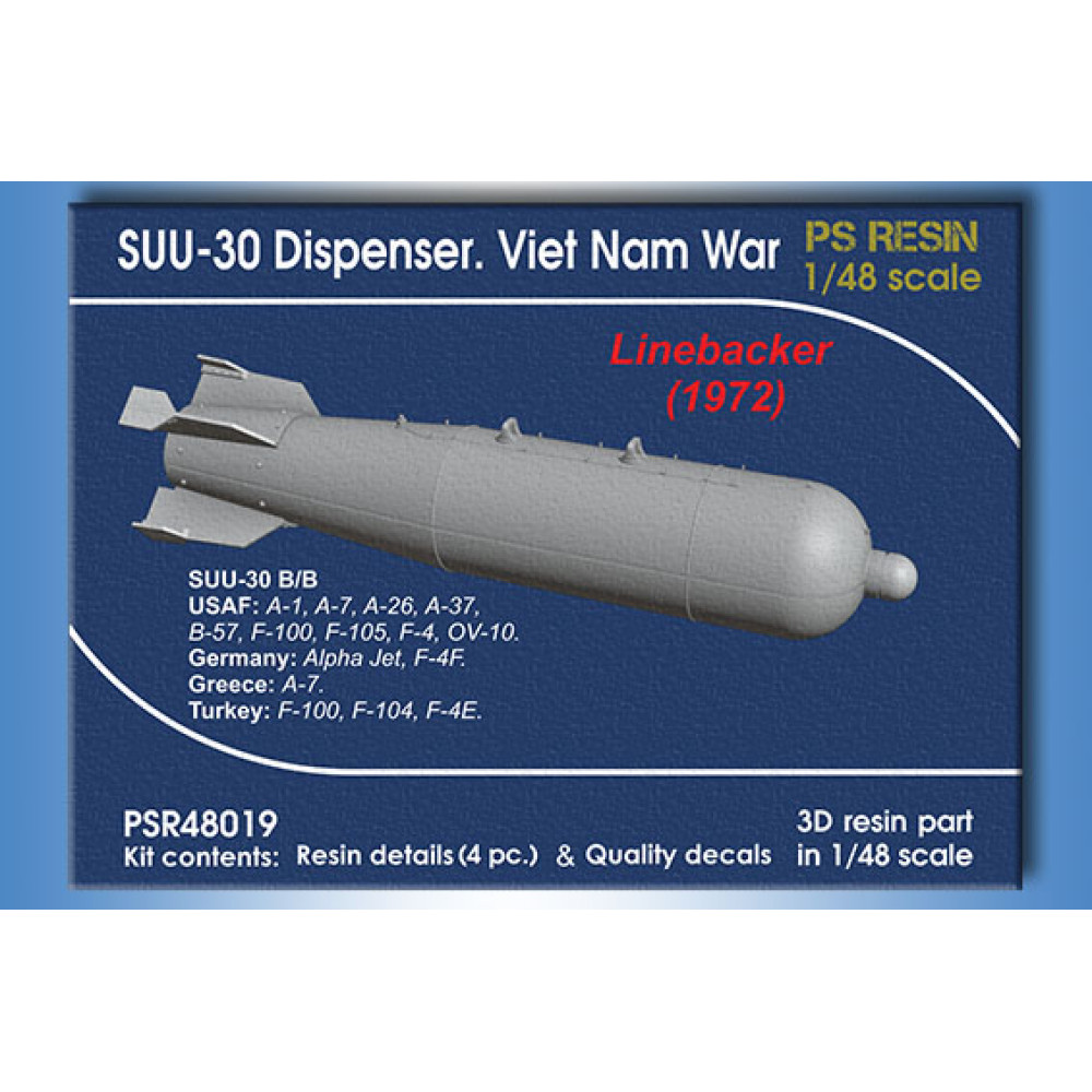 SUU-30 Dispenser Linebacker 1972 PSR48019 1/48