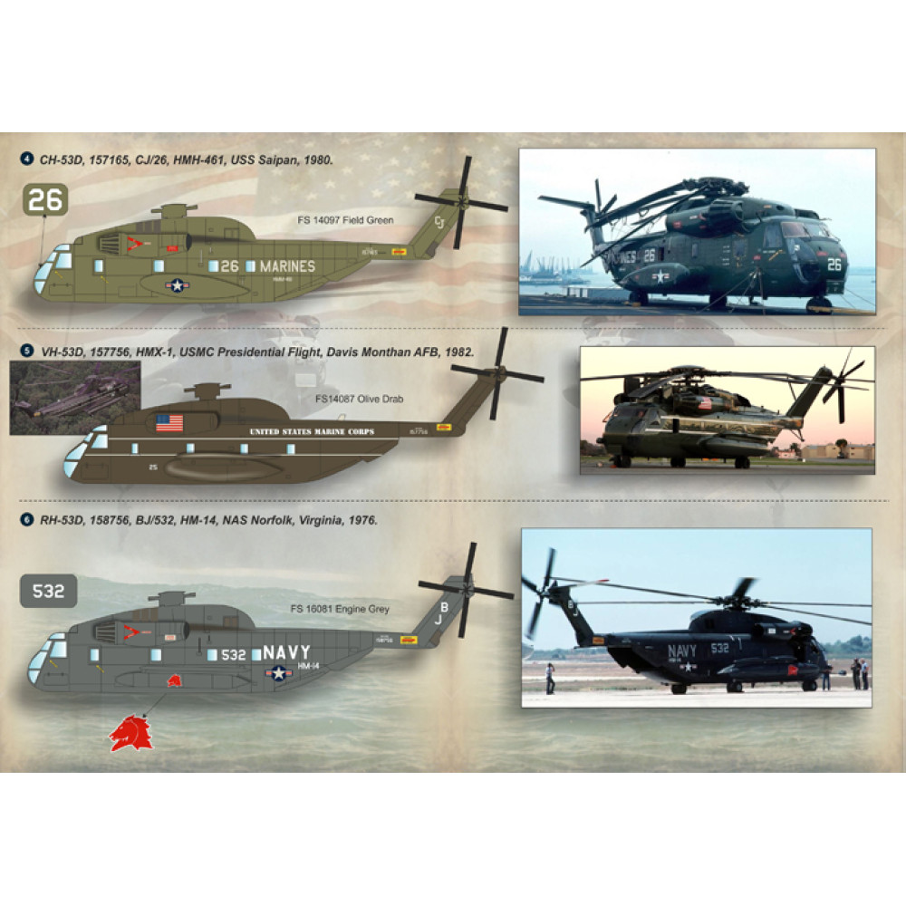 Buy Sikorsky S-65 Sea Stallion Part 2 / 72-135, RH-53D, CH-53D, VH-53D ...