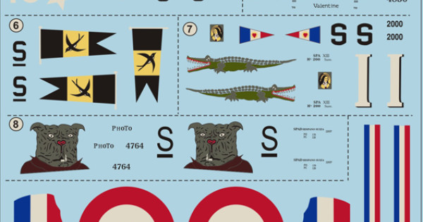 Spad Vll-XVll Part-1 / 48-046: Lt Gabriel Guerin, Lt. Albert Deullin ...