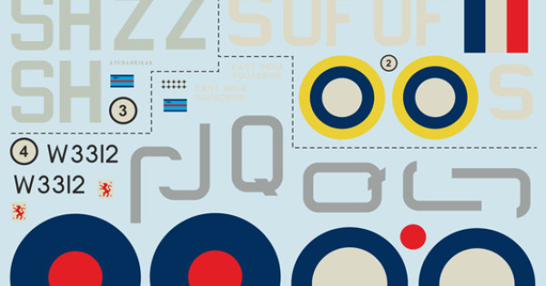 Spitfire MkV Aces Part-1 / 48-122 | Top-Quality Decals at Printscale ...