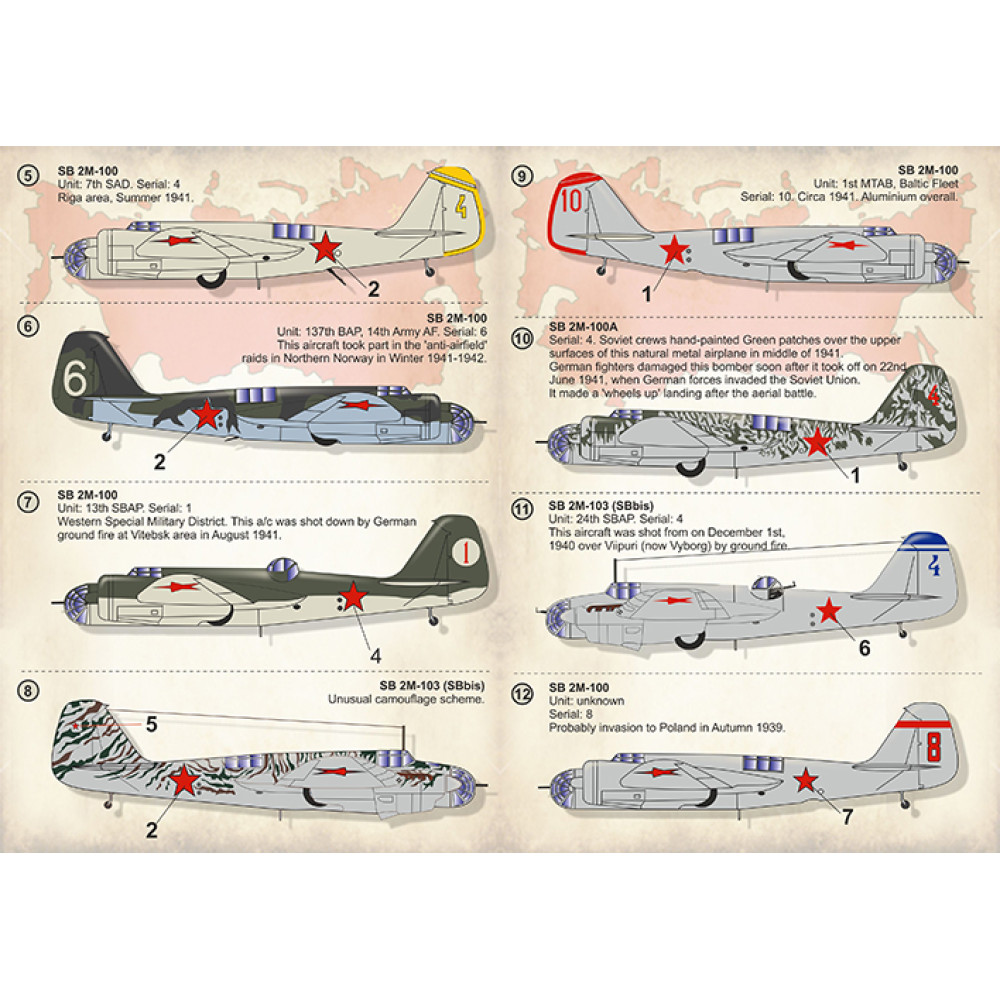 Tupolev SB Part-2 / 72-293 / and 1 - Historical Aircraft Models, Scale ...