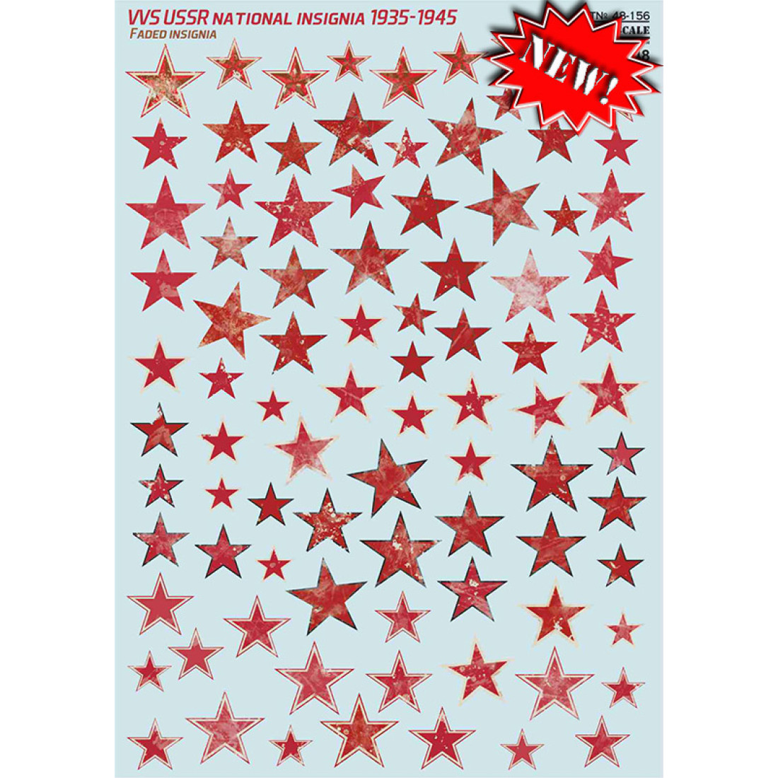 Buy VVS USSR Faded National Insignia 1935-1945 / 48-156 at Printscale ...