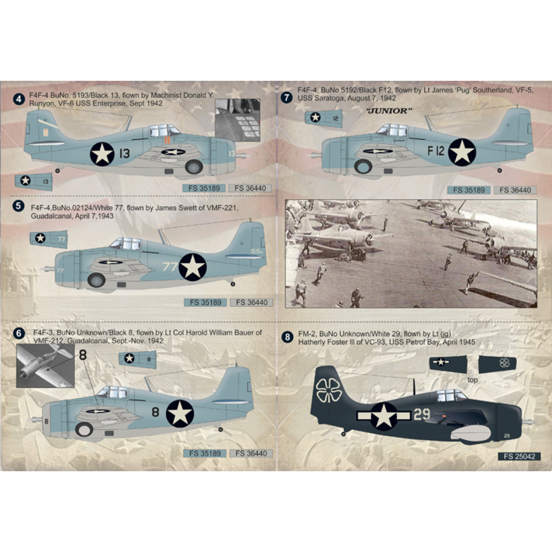 Wildcat and Martlet Aces / 48-055 / and 1. Martlet lV FN 112/0-7D ...