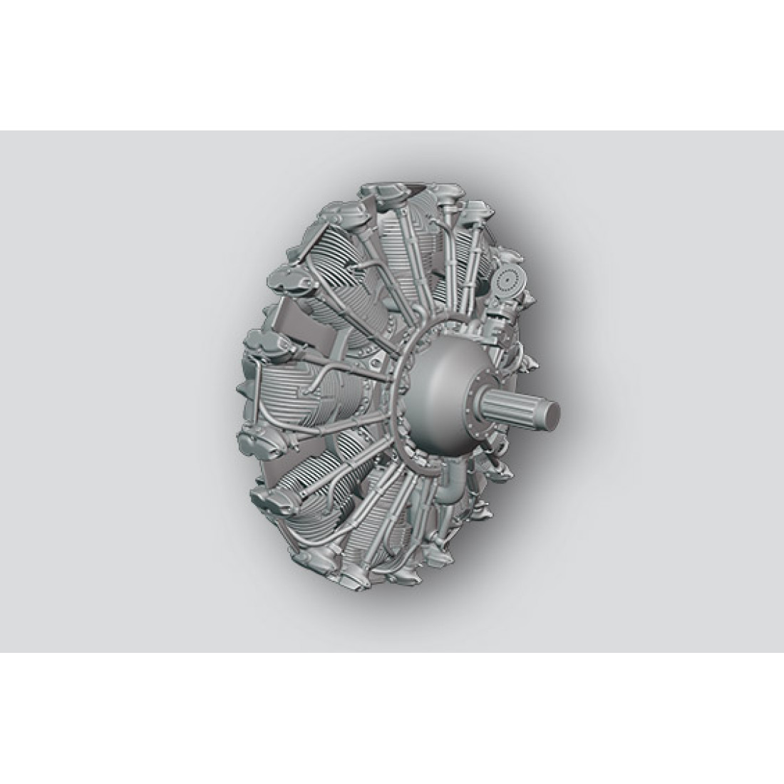 Printscale.org: Wright Cyclone R-1820 Late (Complete Assembly) - PSR ...