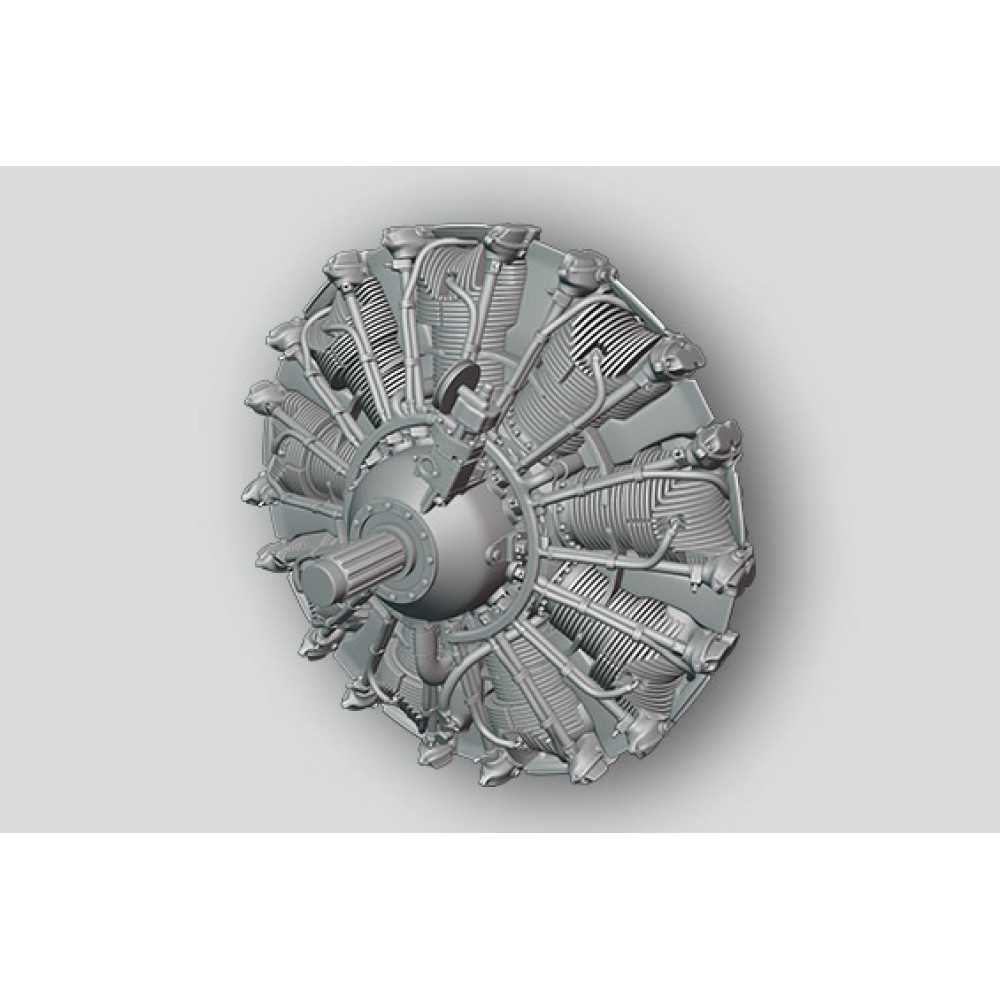 PSR32001 – Wright Cyclone R-1820 Late Engine 3D Printed 1/32